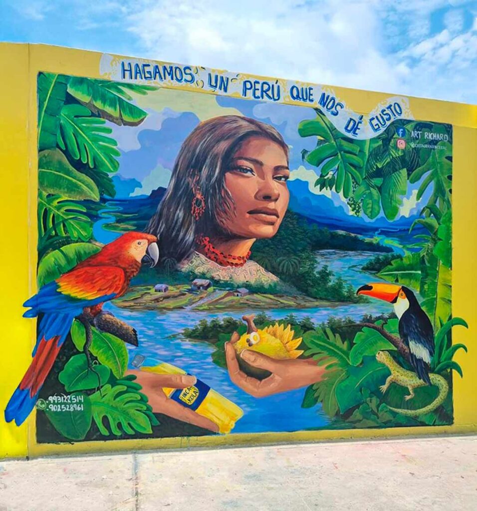 Corredor artístico de Inca Kola en Iquitos & Lima - Hey Hunters